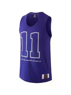 JORDAN Ajxi Graphic-print Tank Top - Blue