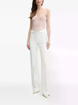 Bardot Estie Embroidered Corset - Neutrals