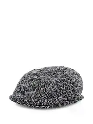 KANGOL Herringbone Hat - Black