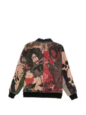 TP WORKS Graphic Print Shirt Jacket