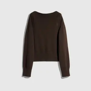 Gucci Knit Cashmere Sweater With Embroidery - Brown