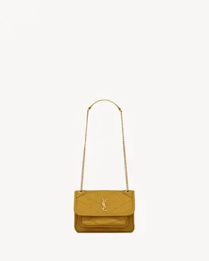 Saint Laurent Niki Mini In Vintage Leather
