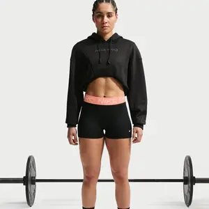 Nike Pro Mid-rise 3" Biker Shorts - Black