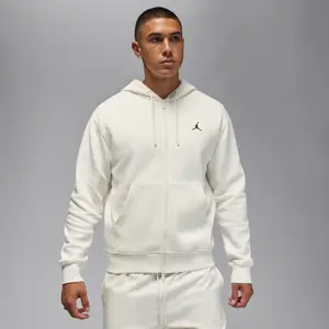 JORDAN Brooklyn Fleece Full-zip Hoodie - White