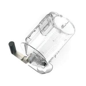 NINJA Slushi Duo Left Clear Vessel With Pour Spout In Green - Clear Transparent