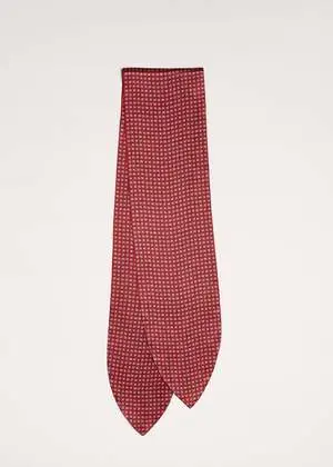 ME+EM Squa Geo Print Evening Scarf - Red