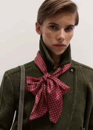 ME+EM Squa Geo Print Evening Scarf