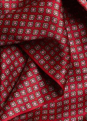 ME+EM Squa Geo Print Evening Scarf
