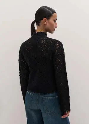 ME+EM Crochet High Neck Jumper