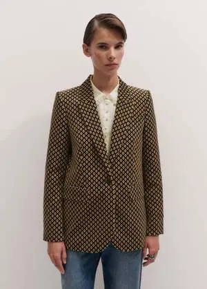 ME+EM Sharp Shoulder Blazer