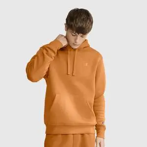Champion Powerblend Hoodie, C Logo - Glazed Ginger