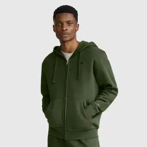 Champion Powerblend Full-zip Hoodie, C Logo - Chive