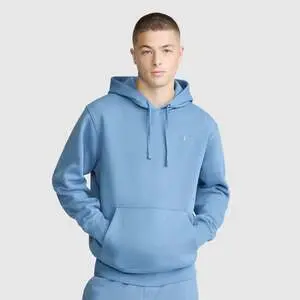 Champion Powerblend Hoodie, C Logo - Riviera