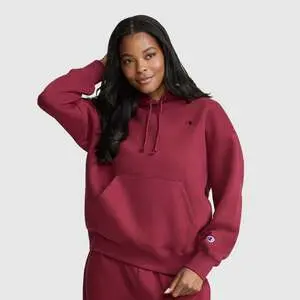 Champion Small C Freshman Powerblend Hoodie - Cabernet