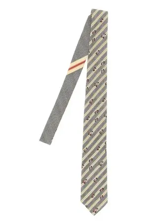 Dries Van Noten Jacquard Silk Neck Tie - Multi