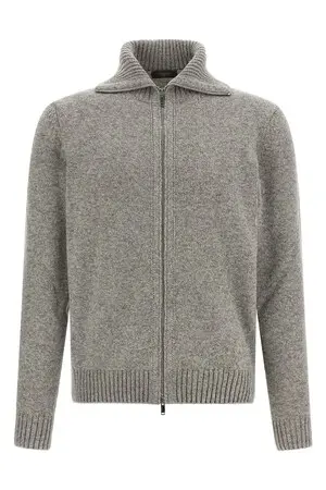 ZANONE Virgin Wool Cardigan - Gray