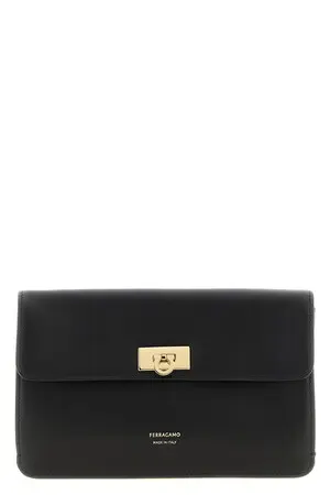 FERRAGAMO Harley' Clutch - Black
