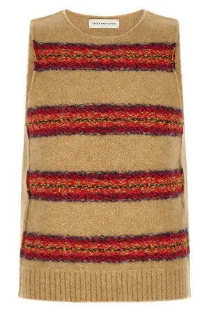 Dries Van Noten Manado' Vest - Beige