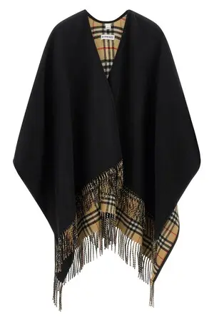Burberry Reversible Cape - Black