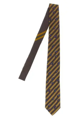 Dries Van Noten 102' Silk Neck Tie - Multi