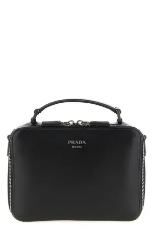 Prada Brique' Crossbody Bag - Black