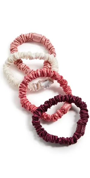 Slip Pure Silk Skinny Scrunchie Ornament - Candy Cane