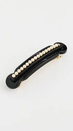 Alexandre De Paris Swarovski Pearl Barrette