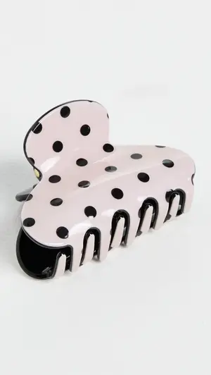 Lele Sadoughi Mini Polka Dot Claw Clip