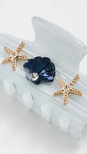 Lele Sadoughi Mini Sea Shell Claw Clip