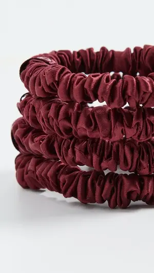 Slip Skinny Silk Scrunchie Set Of 4