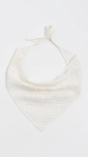 LOEFFLER RANDALL Viv Bandana - White