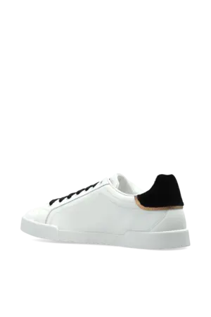 Dolce & Gabbana Leather Sports Shoes With Logo