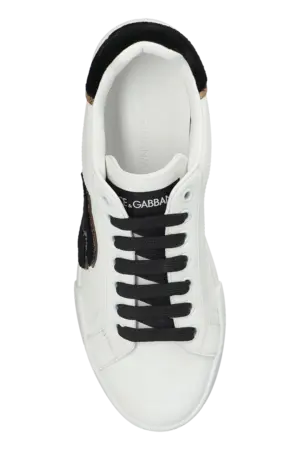 Dolce & Gabbana Leather Sports Shoes With Logo