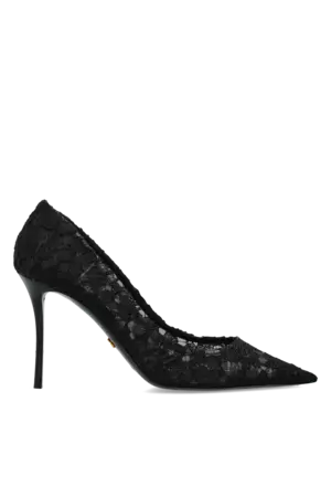 Dolce & Gabbana Lace High Heel Shoes - Black