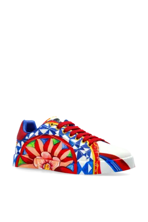 Dolce & Gabbana Sports Shoes With Logo