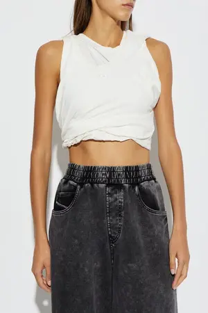 DIESEL® Top ‘t-wisher-rib-pl