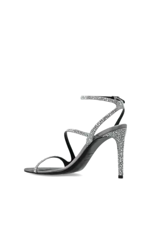 Alexander McQueen Embellished Crystal Heeled Sandals