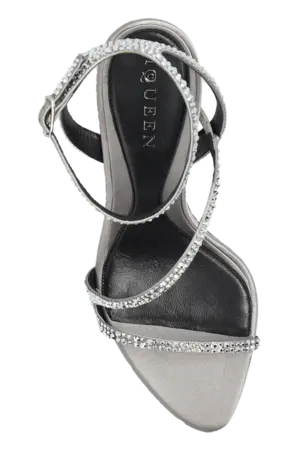 Alexander McQueen Embellished Crystal Heeled Sandals