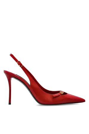 Dolce & Gabbana Leather Heeled Shoes - Red