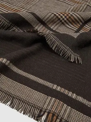 REISS Aura Prince Of Wales Check Scarf