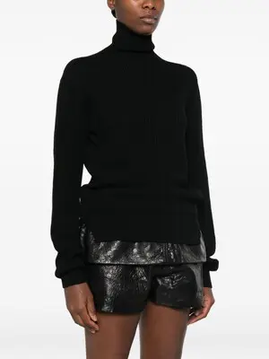 Rick Owens Wool Turtle-neck Sweater