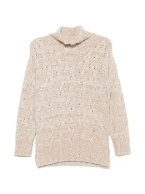 Fabiana Filippi Wool Blend Turtle-neck Sweater