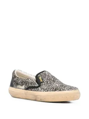GOLDEN GOOSE Vce Leather Slip-on Sneakers