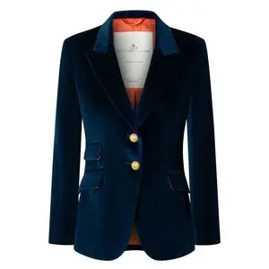 THE EXTREME COLLECTION Velvet Blazer Oliva