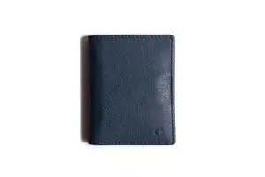 HARBER LONDON Rfid Card Wallet Navy - Blue