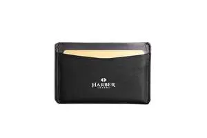 HARBER LONDON Rfid Card Holder Black - Grey