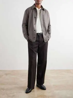 Gabriela Hearst Drew Wool And Cashmere-blend Shirt