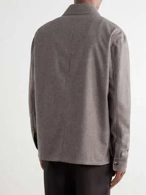 Gabriela Hearst Drew Wool And Cashmere-blend Shirt