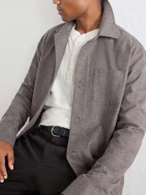 Gabriela Hearst Drew Wool And Cashmere-blend Shirt