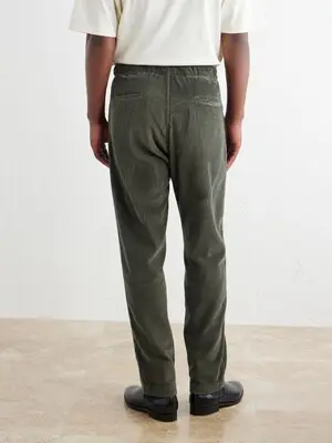 Hartford Straight-leg Cotton Corduroy Trousers With Drawstring Waist